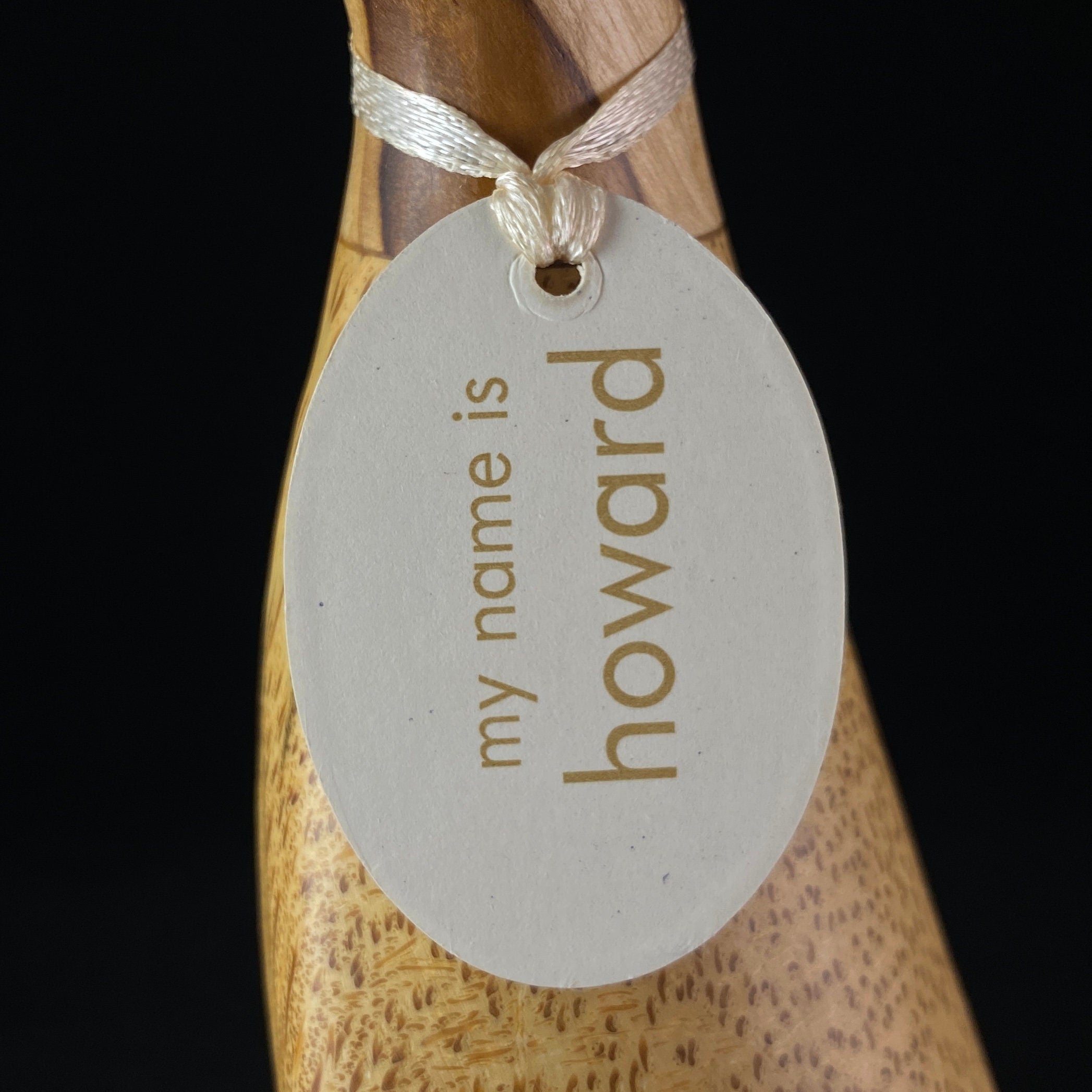 Howard - Hand-carved and Hand-painted Bamboo Duck - Northern Lights Gallery