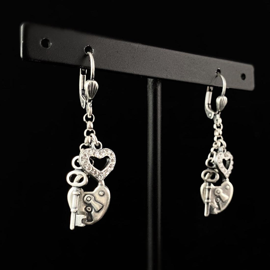 Key To My Heart Drop Earrings - La Vie Parisienne by Catherine Popesco ...