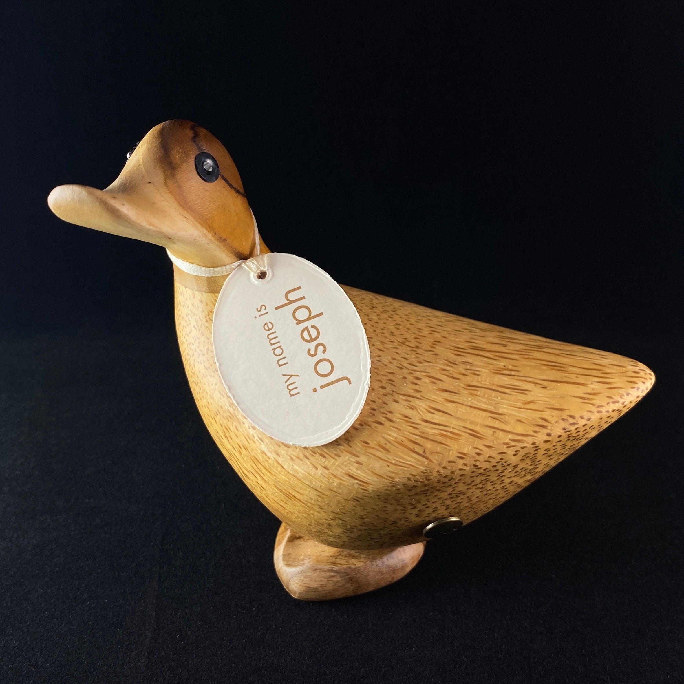 Joseph - Hand-carved and Hand-painted Bamboo Duck - Northern Lights Gallery
