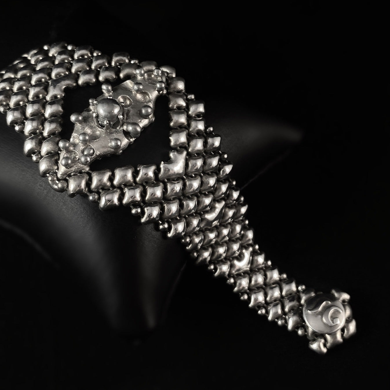 SG Liquid Metal Bracelet - 1.5 inch Wide Silver - Northern Lights Gallery