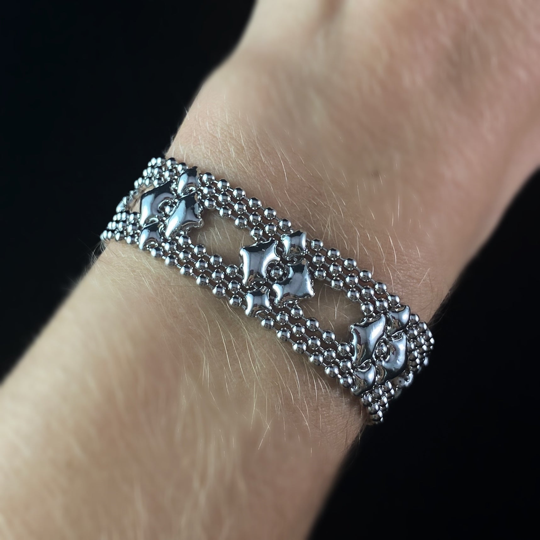 SG Liquid Metal Bracelet - 5/8 inch Wide Silve – Northern Lights Gallery
