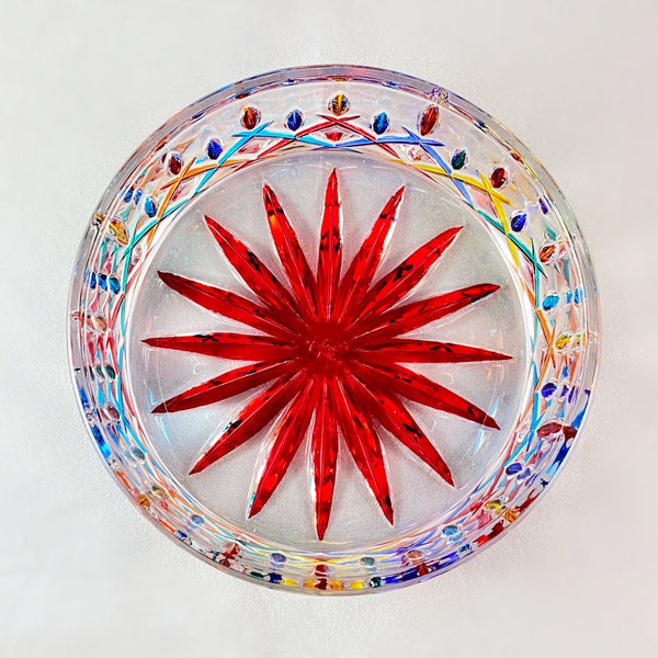 Venetian Glass Opera Dish, Wine Coaster - Murano Italian Glass ...